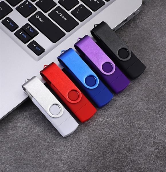 Η αρρενωπή τηλεφωνική OTG USB λάμψη το μήκος 2,0 3,0 7cm φορτώνοντας τα στοιχεία 64GB