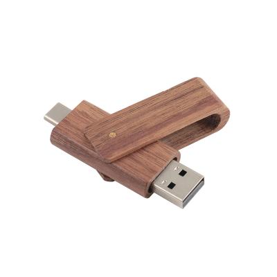 Cina USB A e tipo c Unità flash USB in legno con tipo di interfaccia USB2.0/3.0 per il trasferimento rapido di dati in vendita