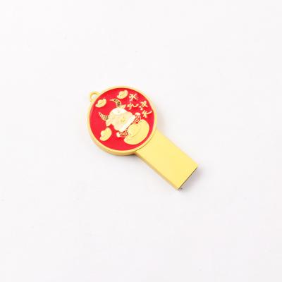 China Logo afdruk schokbestendig -20°C tot 85°C Metalen USB Flash Drive 8-15MB/s Schrijven for sale