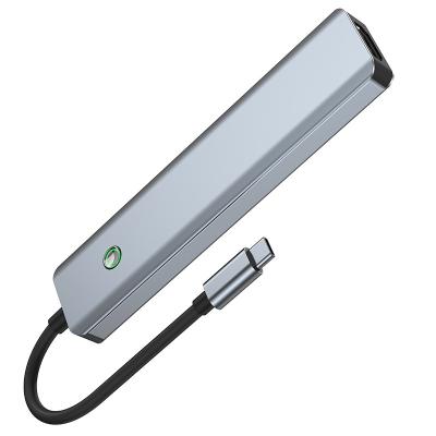 中国 多機能データステーション Usb C ハブ スマートアダプター 5Gbps 転送速度 販売のため