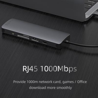 Cina USB 3.0 Station USB C Hub Smart Adapter / Hub per schede di memoria con velocità di trasferimento dati di 5 Gbps in vendita