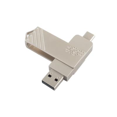 中国 メタルタイプC ツイスト形 高速USBフラッシュドライブ3.0 USB2.0 TypeC 販売のため