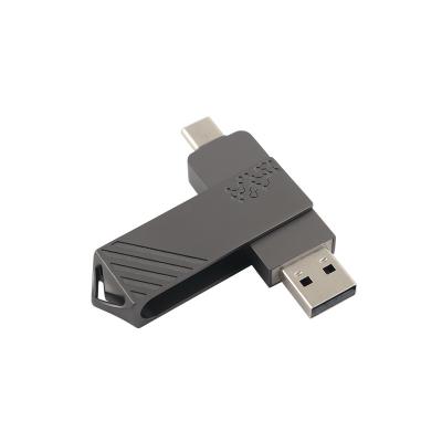 China Tipo de metal C USB Flash Drives en forma de torsión Velocidad rápida Puede utilizarse por teléfono directamente en venta