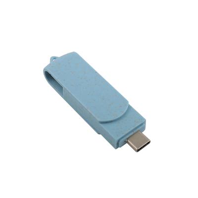 China Recyclable Materials USB Flash Drive With Type C U Disk For Data Storage for sale