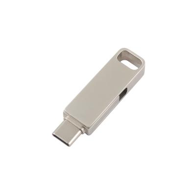 China 360 Degree Type C USB Flash Drive Mobile Phone Credit Card 3.0 USB Flash Drive for sale