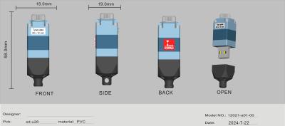China Custom USB Flash Drives with Data Encryption and Fast Artwork Turnaround Follow Customer Request Data Retention 10 Years for sale