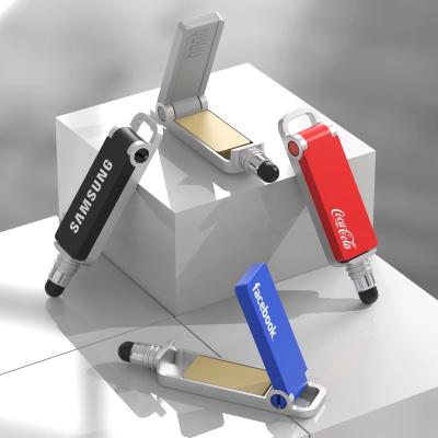 China Speed Metal USB Flash Drive with Flash Test All Passed H2 Or Beach32 Test Read 15-20MB/s Silver Customized Made for sale