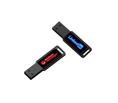 China High Speed Flash Drive Crystal USB Stick met LED licht glanzend Te koop