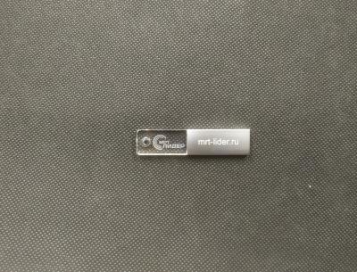 China Crystal USB Stick With Blue Red Green White Orange Color With LED Light Inside for sale