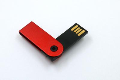 China USB 2.0 And USB 3.0 Metal USB Flash Drive Mini Style Pattern Battery Lightweight Durable Portable Storage Rotatable Usb Flash Drive for sale