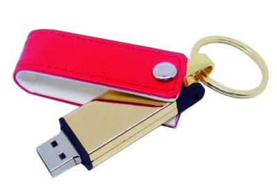 China Mac OS Compatible Leather USB Flash Drive Black Stock Color Custom OEM Stylish Durable Design Perfect for Corporate Gifts for sale