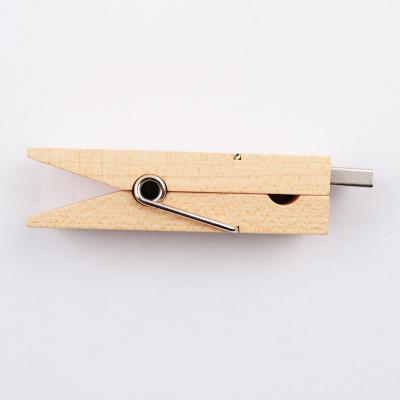 Cina La clip ha modellato l'USB 2.0 di legno della chiavetta USB velocemente 3,0 2GB 4GB 256GB in vendita