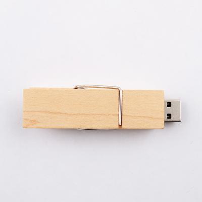 Cina La clip ha modellato l'USB 2.0 di legno della chiavetta USB velocemente 3,0 2GB 4GB 256GB in vendita