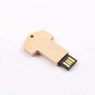 Cina La chiave di legno della chiavetta USB dell'acero ha modellato la lettura veloce 64GB 128GB 256GB in vendita