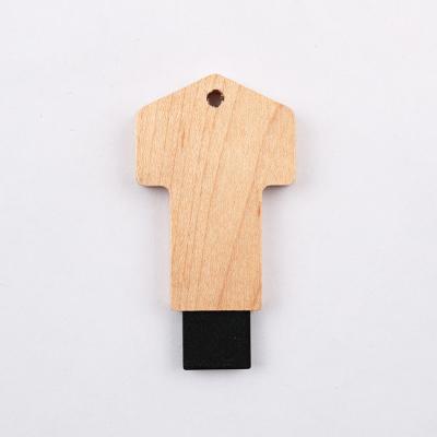 Cina La chiave di legno della chiavetta USB dell'acero ha modellato la lettura veloce 64GB 128GB 256GB in vendita