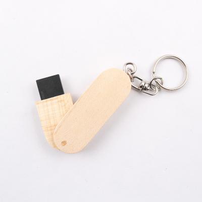 Cina Chiavetta USB in legno di acero a forma di torsione Lettura rapida 64 GB 128 GB 256 GB 1 TB in vendita