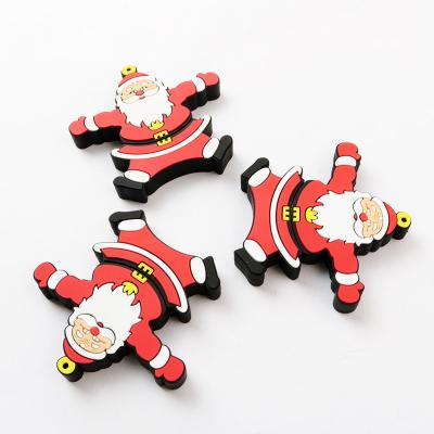 China Santa Claus PVC Open Mold USB Flash Drive 3.0 For Christmas Gift for sale