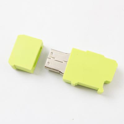 China El material del PVC hecho por Customzied forma memorias USB 2,0 del USB tipo de destello de 3,0 metales en venta
