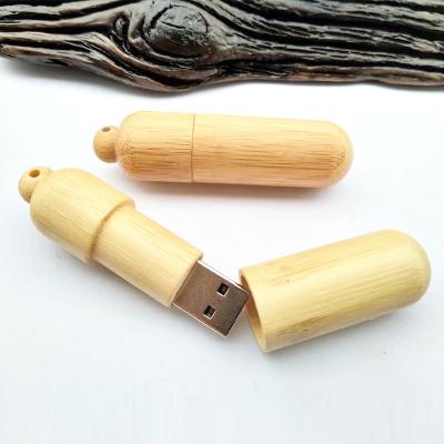 Cina Il usb di bambù cilindrico 256GB attacca le chiavette USB di legno su ordinazione per i fotografi in vendita