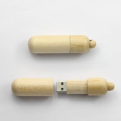 Cina Il usb di bambù cilindrico 256GB attacca le chiavette USB di legno su ordinazione per i fotografi in vendita