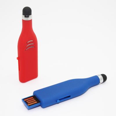 China 10MB/S Plastic USB Stick 128GB USB 3.0 Flash Drive With Touch Pen for sale