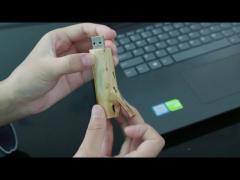Antriebs-Kiefern-Nüsse hölzerner Daumen 256GB Usb formen grelle 2,0 Hochgeschwindigkeits