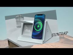 Odm Multifunctional Wireless Charger 3 In 1 With Electric Aroma Humidifier 250ml