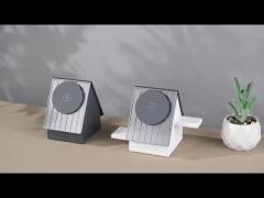 Pad de carregamento sem fio de carregamento rápido de 15W com ABS no interior e luz LED para telefone na cor do corpo Branco / cinza / laranja / amarelo