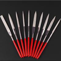China Electroplated Diamond Needle Files 160mm 5pcs Set for Hard Material Grinding for sale