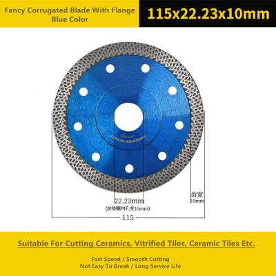 China Cerâmica 115mm Diamond Cutting Disc, 1.6mm Diamond Blade seco molhado à venda