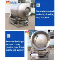 China Vacuum Roller Kneading Machine for Meat Fish Processing Capacity 100-150kg/batch for sale