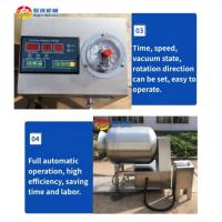 China Vacuum Roller Kneading Machine for Meat Fish Processing Capacity 100-150kg/batch for sale