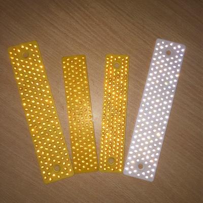 China cat eye 180*40mm 170 element Glass Beads Reflector for rectangle guardrail delinator for sale