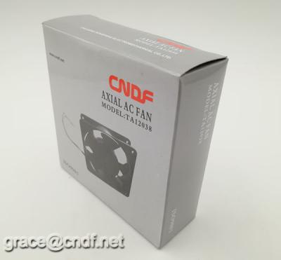 China passed CE EMC LVD test double ball bearing cooling fan 200FZY2-D 220/240VAc  2600rpm for sale