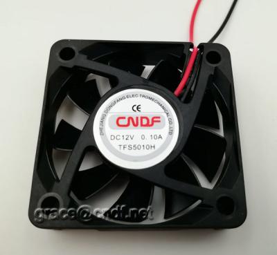 China CNDF CE EMC LVD  cooling brushless axial motor 50x50x10mm 5010 small size cooling fan for sale
