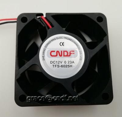 China CNDF big factory provide good quanlity and service dc cooling fan 60x60x25mm 24VDC 0.17A 4.08W 4500rpm for sale