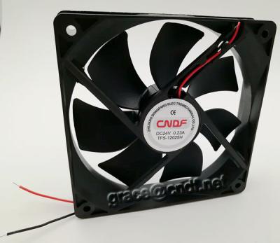 China production by chinese factory supplier with good price and quanlity dc cooling fan 120x120x25mm 24VDC 0.23A 5.52W 2200rp for sale