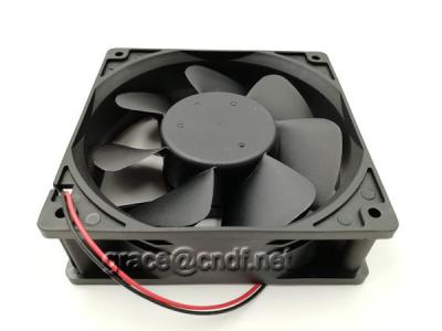 China CNDF  made in chinese factory supplier with 2 years warranty CE 7 leafs dc cooling fan 120x120x38mm 24VDC  0.42A  10.08W for sale