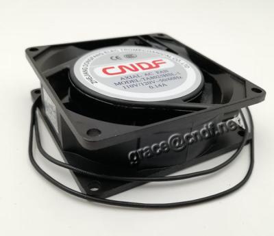 China CNDF made in china 2 lead wire connect ac aluminum cooling fan TA8025HSL-1 80x80x25mm for sale