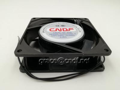 China CNDF  with high speed 2700rpm and air flow 25/27cfm 92x92x25mm 110/120VAC cooling fan TA9225HSL-1 for sale