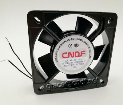 China CNDF made in china factory cooling tower fan TA11025HSL-2 110x110x25mm 220/240VAC cooling fan for sale