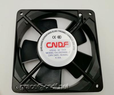 China CNDF  made in china factory passed CE test with 2 years warranty 110/120VAc 120x120x25mm ac cooling ventilation fan for sale