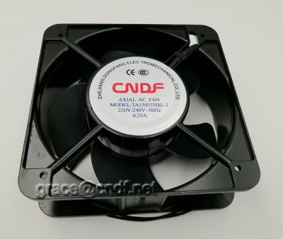 China CNDF exhaust fan supplier in gujarat ac fan 150x150x51mm 220/240VAc 0.25A 40W 2600rpm cooling fan TA15051HSL-2 for sale