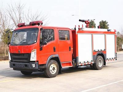 Cina SINOTRUK HOWO 5cbm 12cbm Camione antincendio Emergenza Camione idrico antincendio in vendita