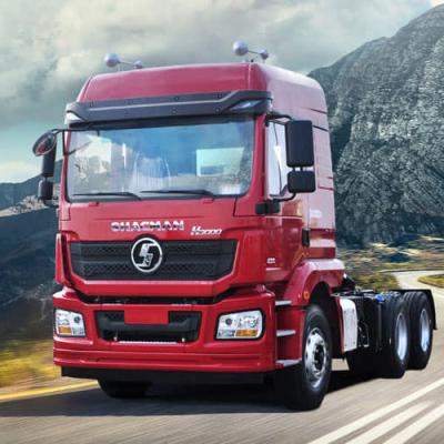 Cina Shacman 8 ruota pneumatico 400hp 60 tonnellate carro attrezzi testa trattore rimorchio sterzo destro in vendita
