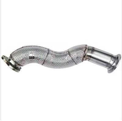 China Original Shacman Truck Spare Parts Exhaust Pipe Assembly DZ97259540605/DZ97259540603 with factory price for sale