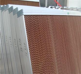 China evaporative cooling pad with frame for sale