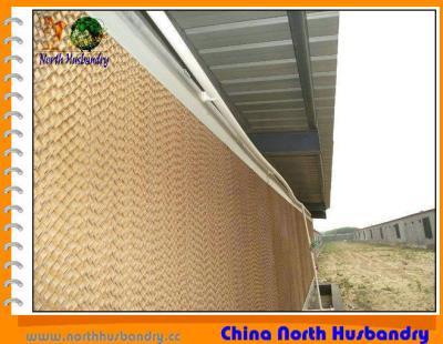 China North Husbandry -7090/5090 Brown color Evaporative Cooling Pad for poultry farm for sale