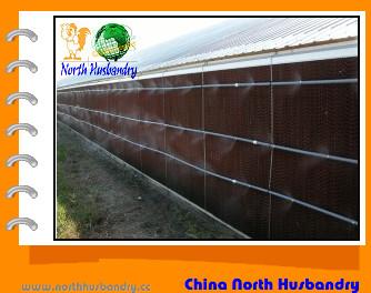 China North Husbandry -Evapotative Cooling Pad System For Poultry Farm Equipment for sale
