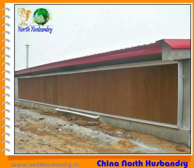 China North Husbandry -Wet Curtain Cooling Pad System For Poultry Farms for sale